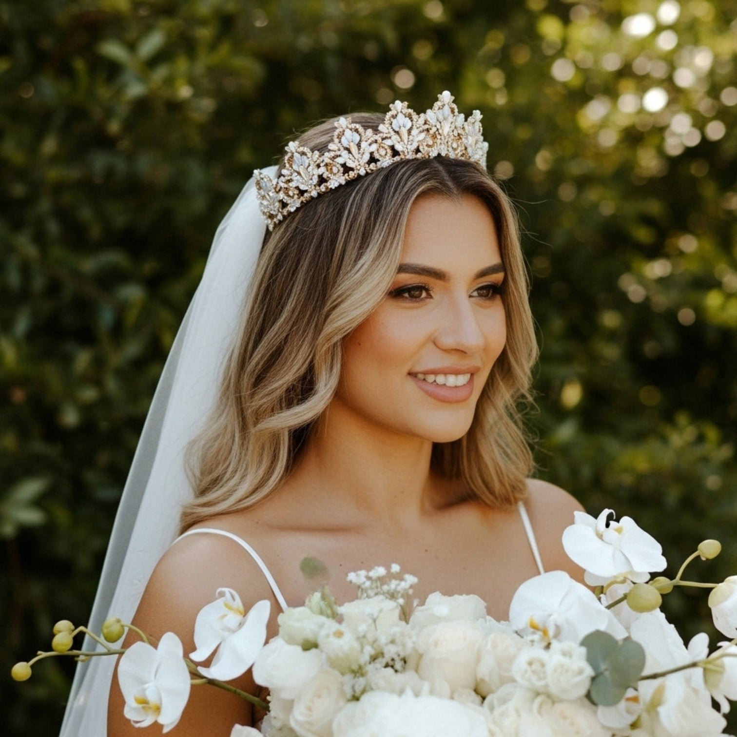 Ashton Tiara – Antique Gold – Treasures by Agnes